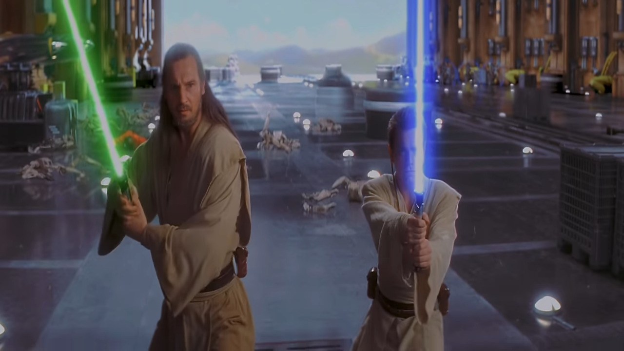 Qui-Gon and Obi-Wan originally swapped names in The Phantom Menace ...